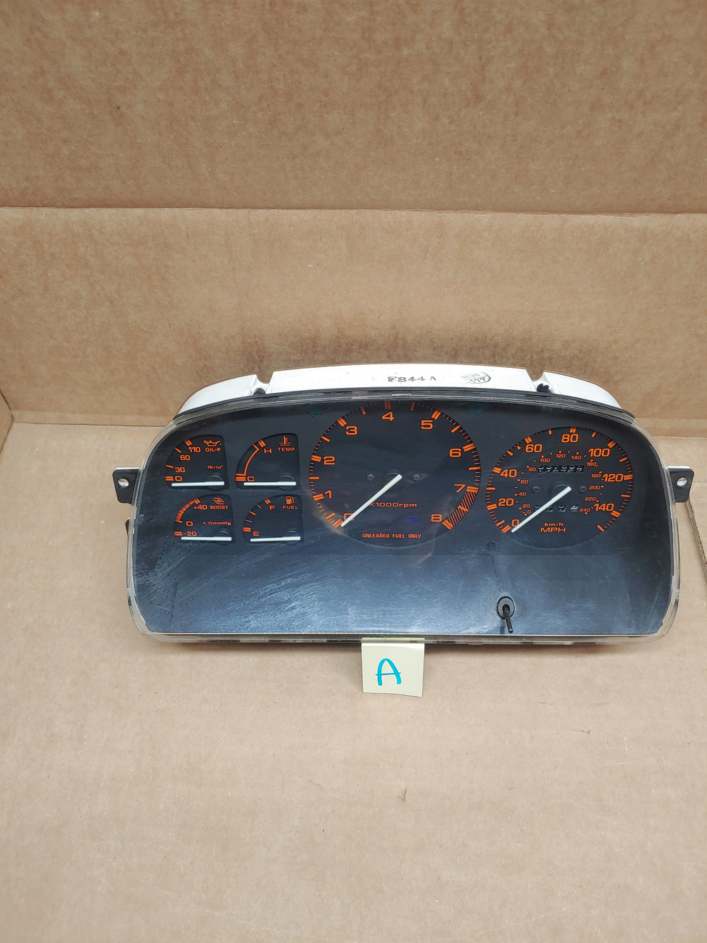 1986-1988 Mazda RX7 S4 Turbo II Gauge Instrument Cluster – knownmotors