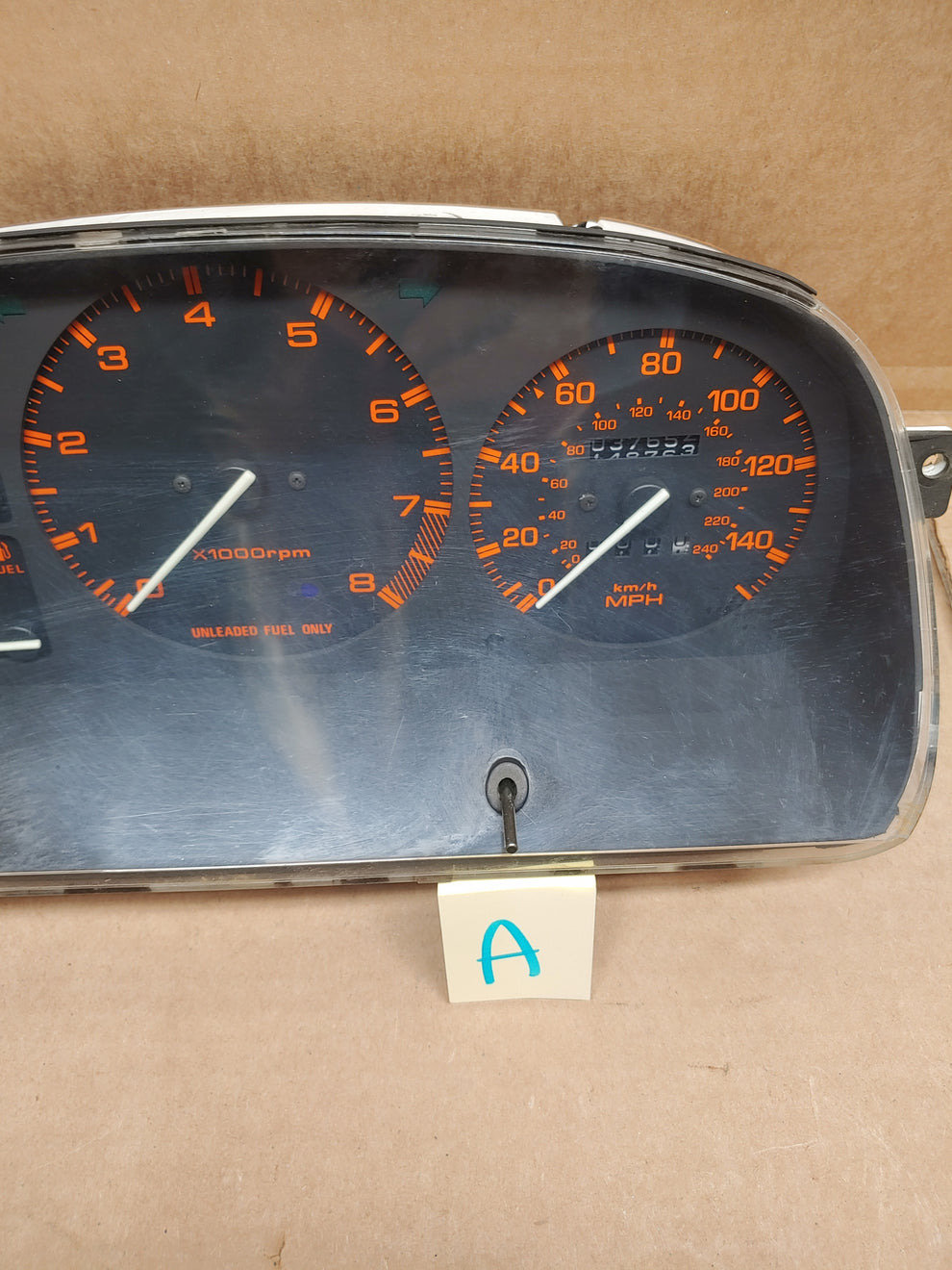 1986-1988 Mazda RX7 S4 Turbo II Gauge Instrument Cluster – knownmotors